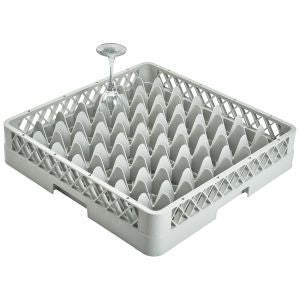 Genware Glass Base Rack 49 Compartment – Berties Direct