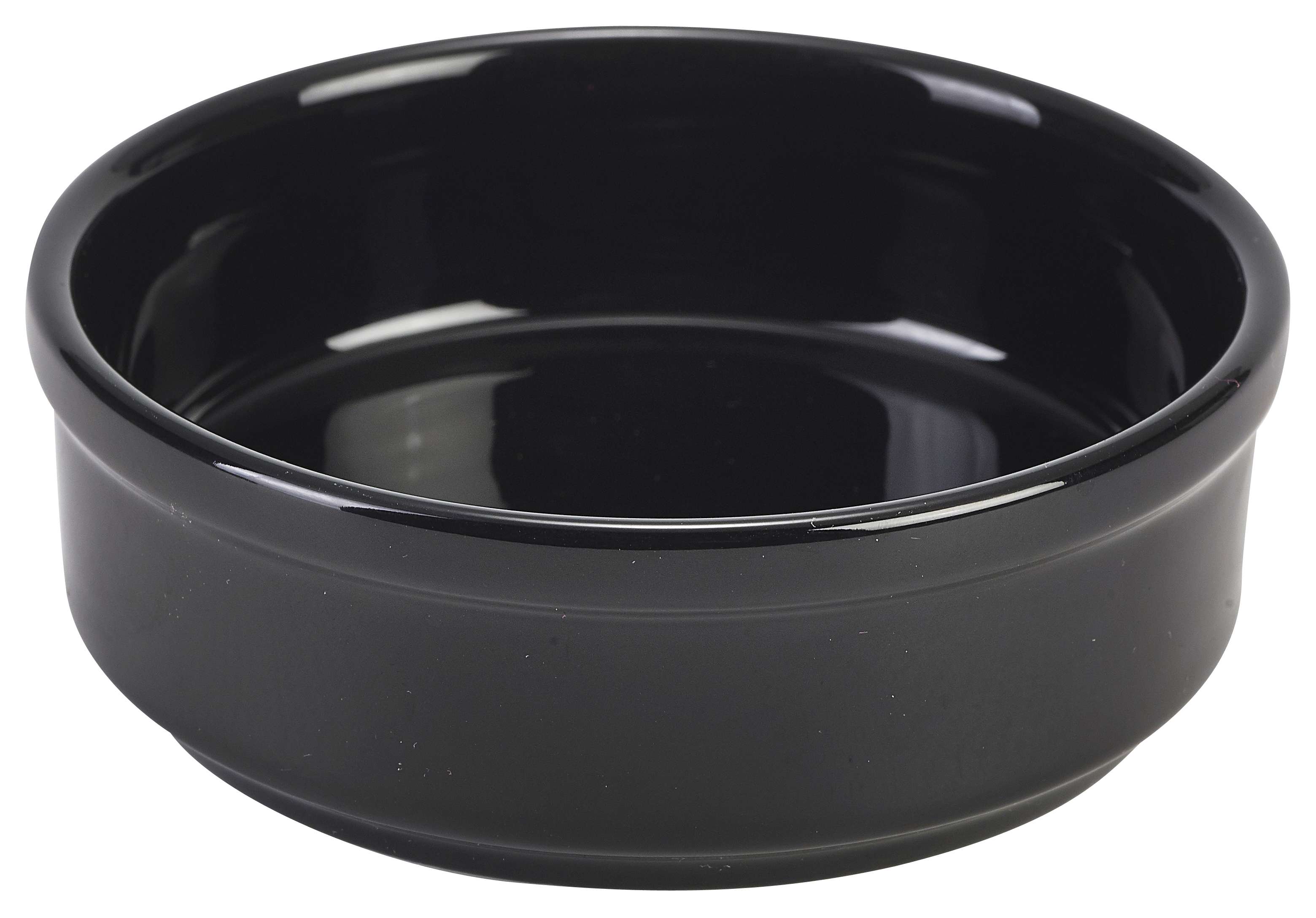 Genware Black Round Tapas Dish 10cm – Berties Direct